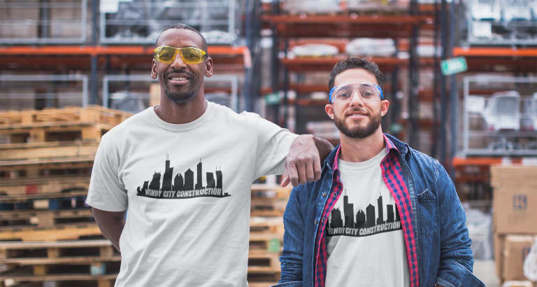 Design Custom Construction Shirts For Your Crew | TeamShirts
